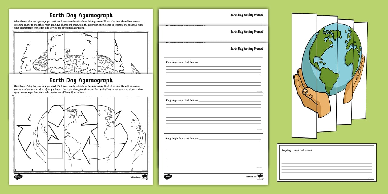 Earth Day Agamograph | Art | Twinkl USA
