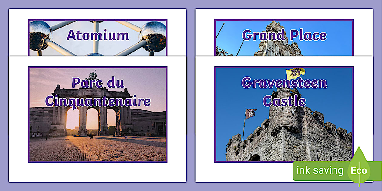 Belgium Landmarks Photo Pack (teacher made) - Twinkl