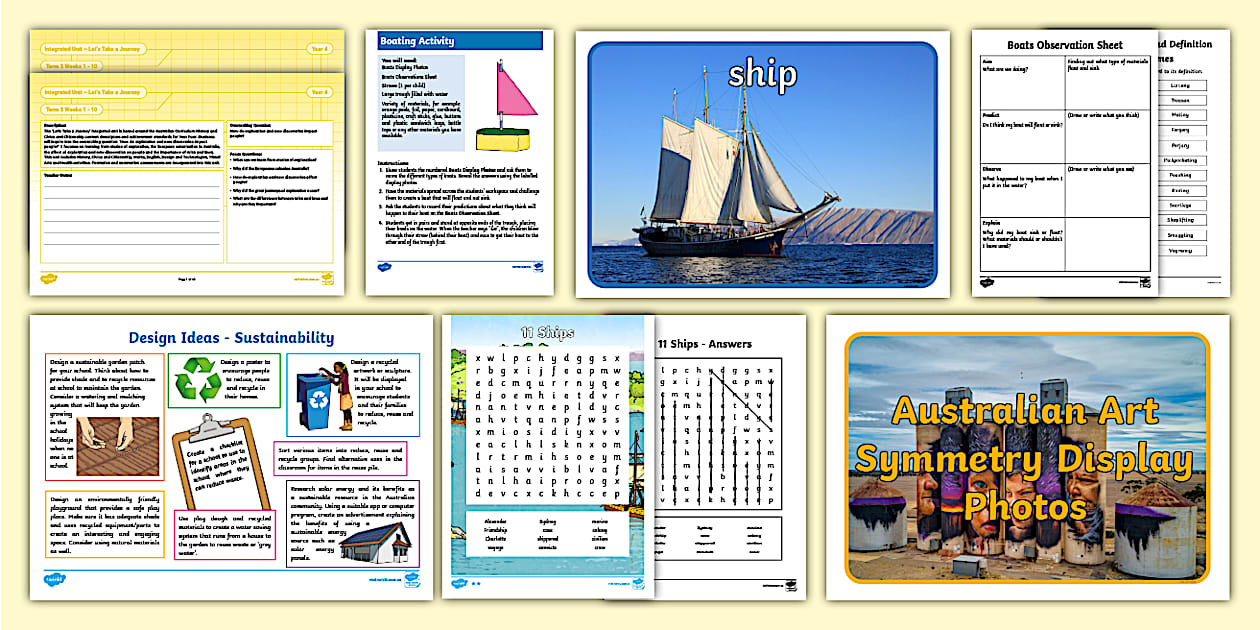 Let's Take a Journey IU Yr 4 Wk 5-6 (Teacher-Made) - Twinkl