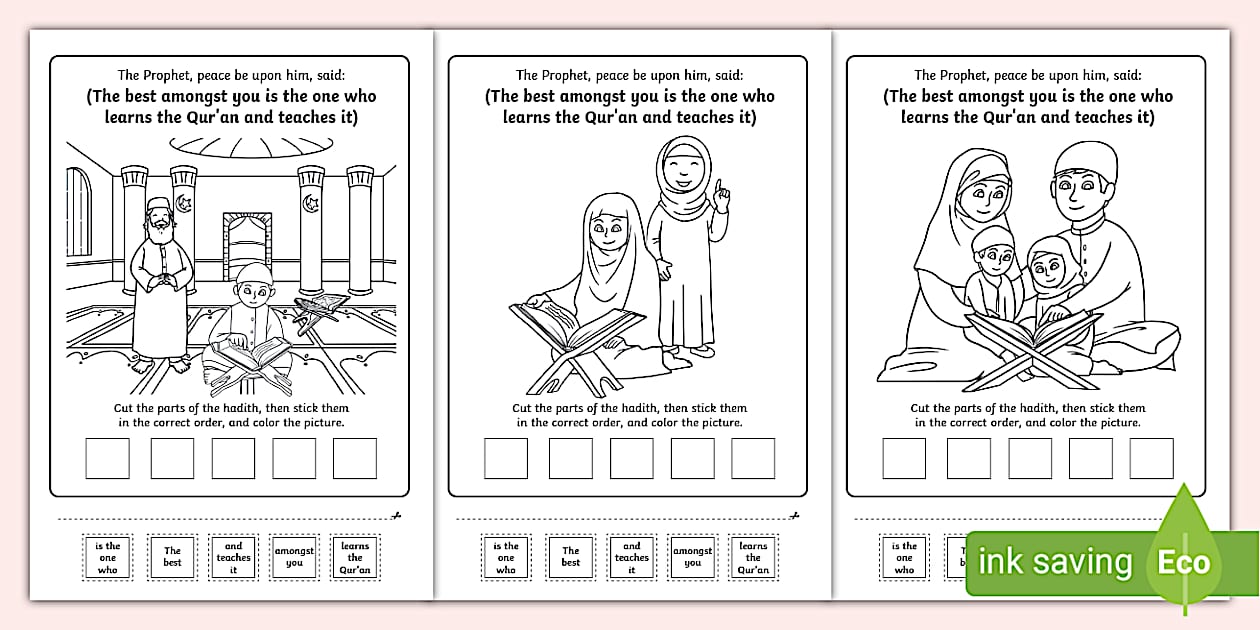 The Importance of Teaching Qur'an Hadith Activity - Twinkl