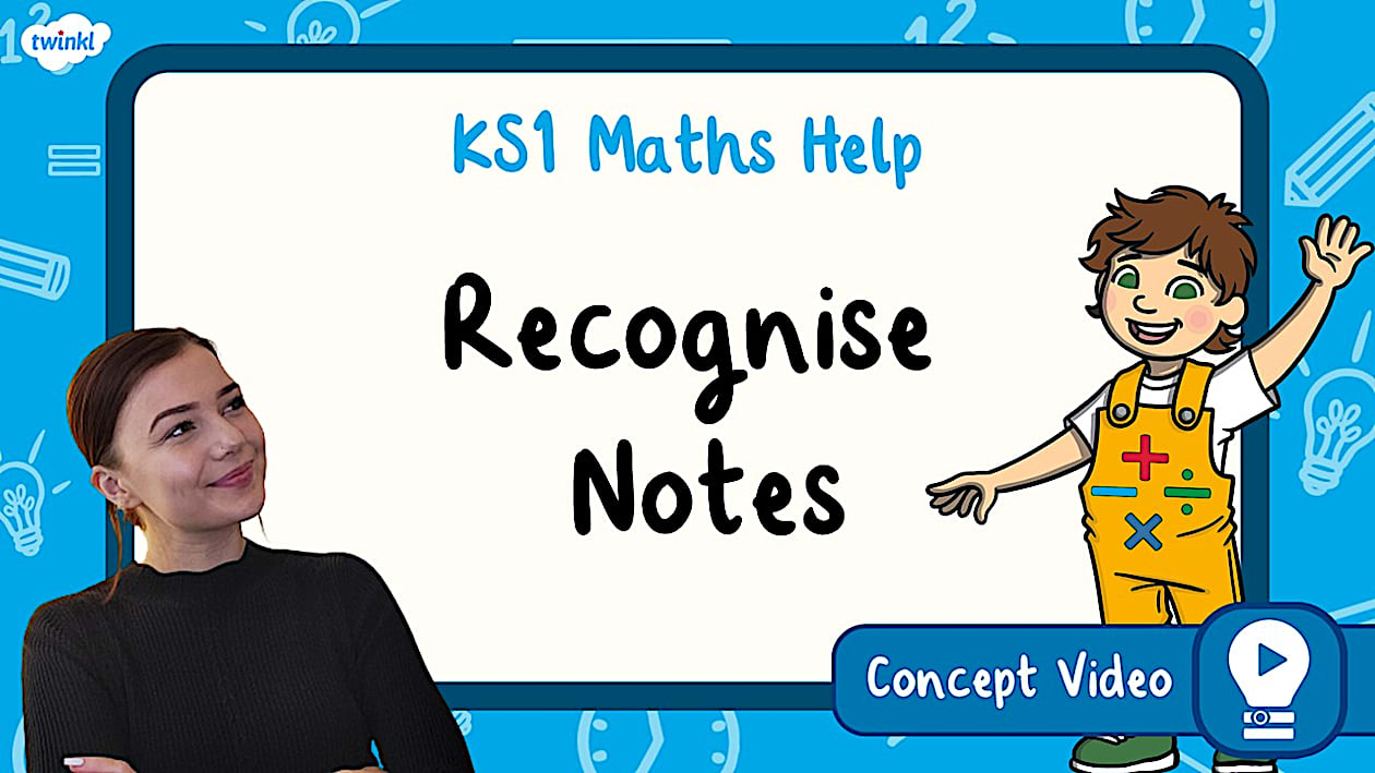 Recognise Notes | KS1 Maths Concept Video - Twinkl