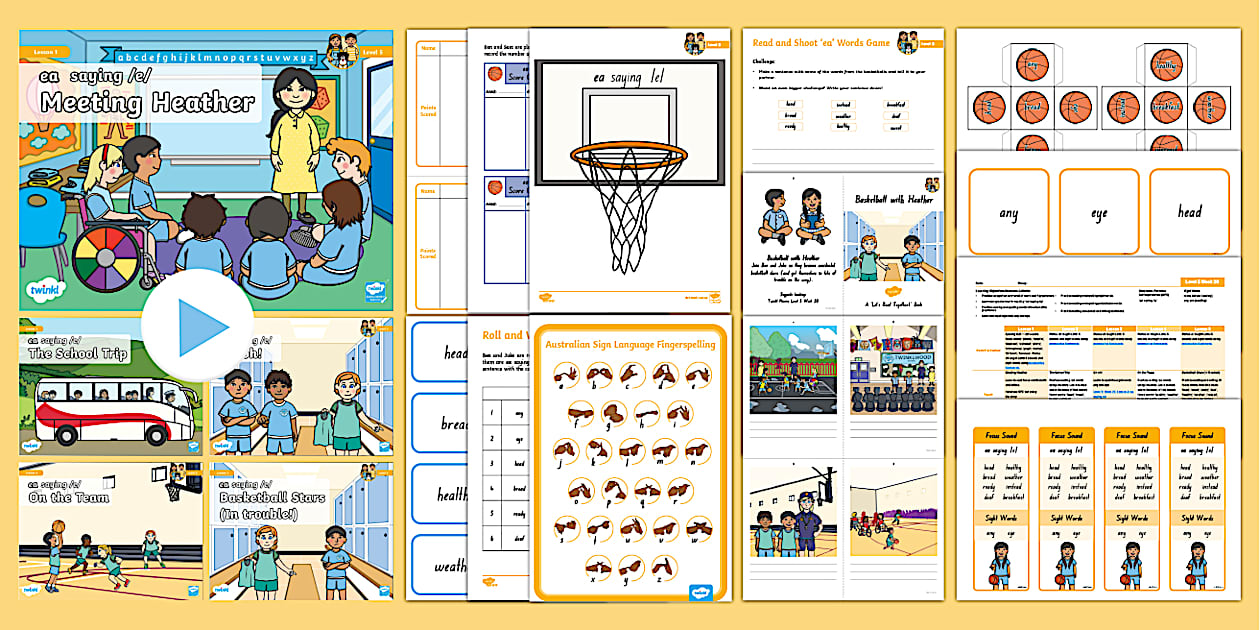 Phonics | Level 5 | Alternative Graphemes 'ea' saying /e/