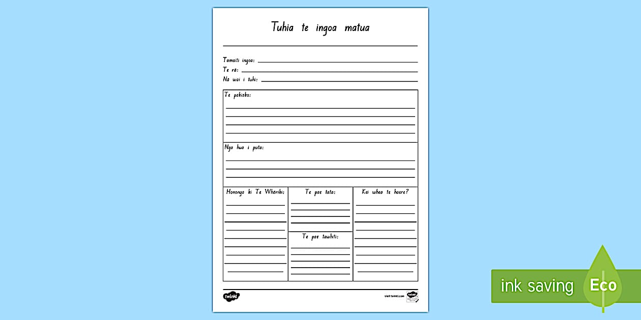 ECE pakiako Portfolio Template Te Reo Māori (teacher made)