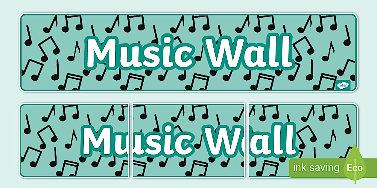 👉 Music Wall Display Banner