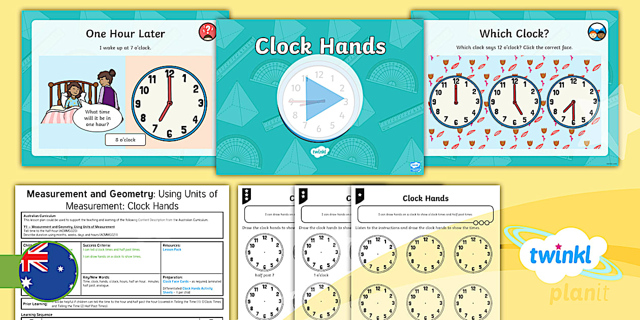 Year 1 Using Units of Measurement: Telling the Time Lesson 3