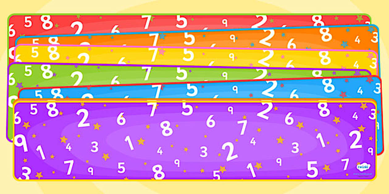 👉 Editable Maths Banner- editable, editable banner, number, display ...