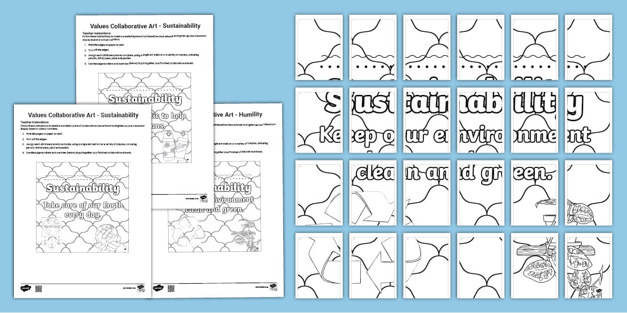 Values Collaborative Art - Sustainability