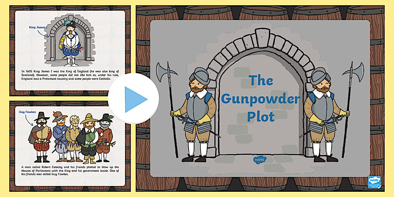 KS1 The Gunpowder Plot Information PowerPoint - Primary