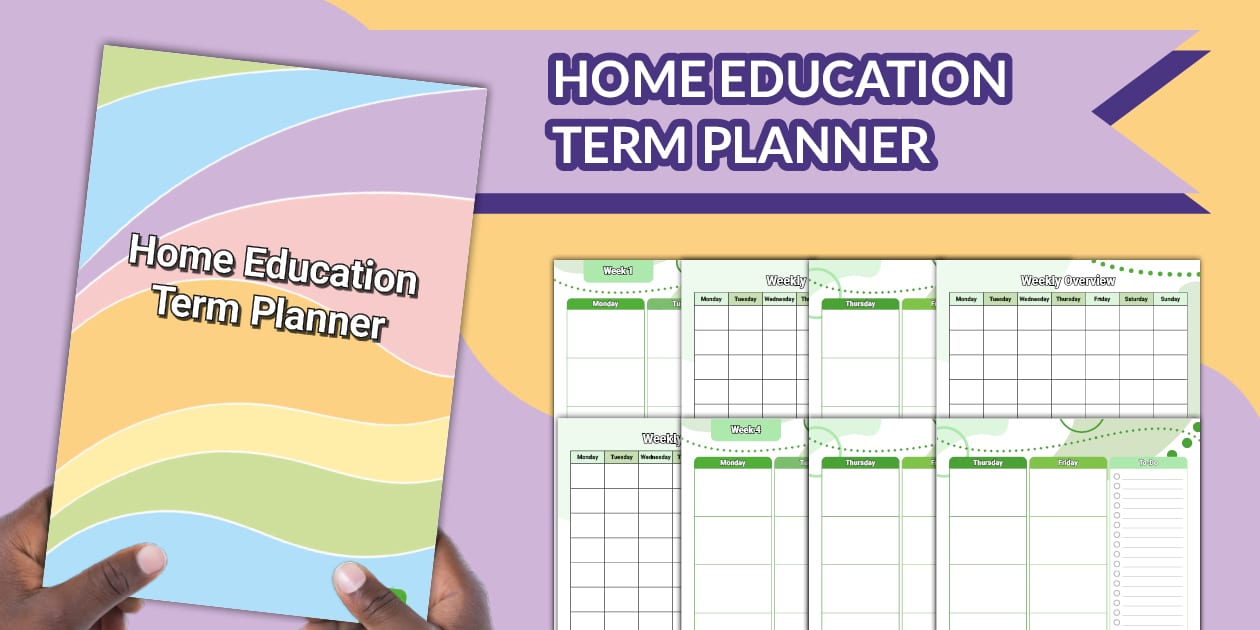 Home Education Planner and Organisation Booklet