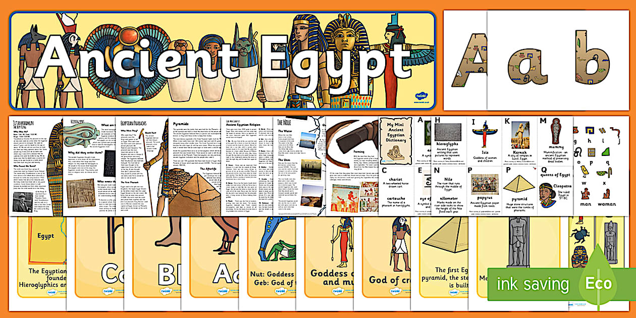 The Ancient Egyptians Resource Pack (teacher made) - Twinkl