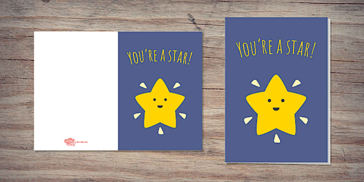 You're a Star Card | Twinkl Party (teacher made) - Twinkl