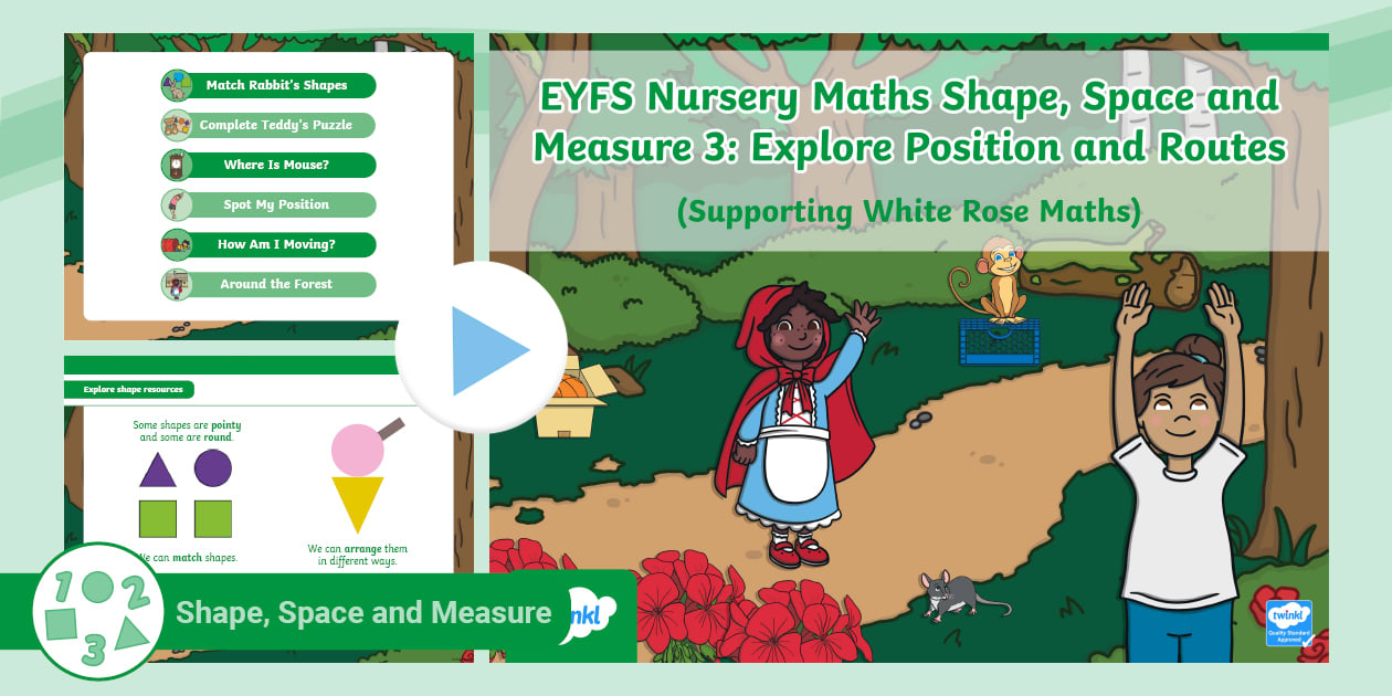 👉 Nursery Maths PowerPoint: Explore Position and Routes | WRM