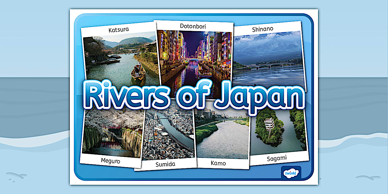Rivers of Japan Photo Display Poster - Twinkl