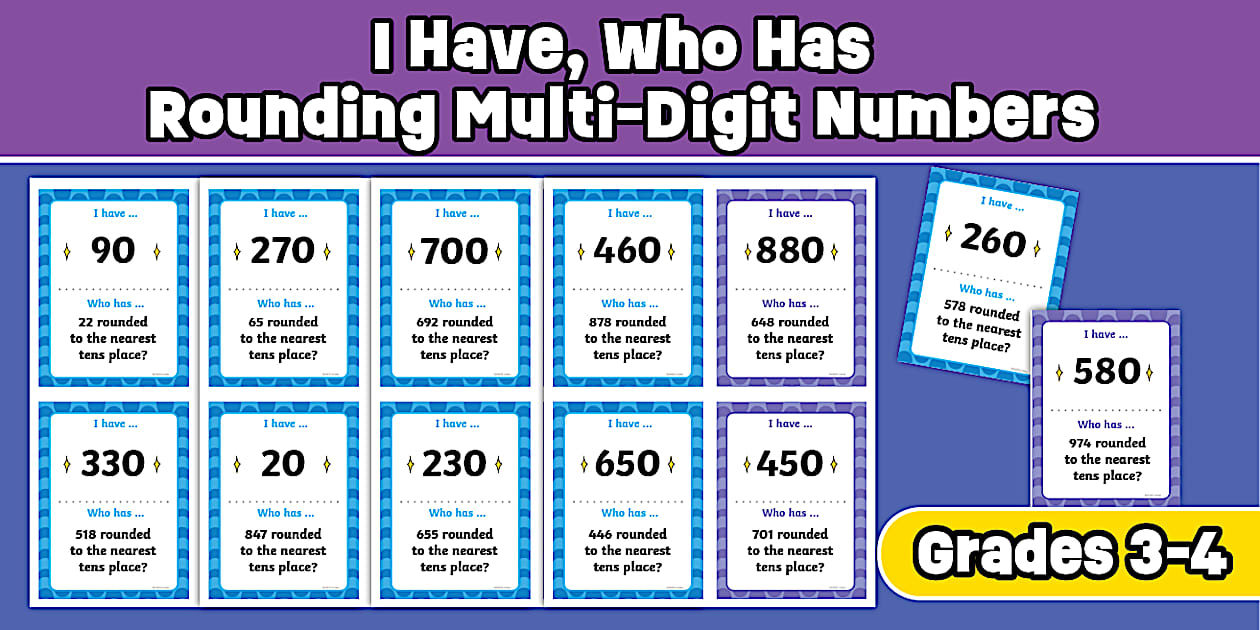 Rounding Multi-Digit Numbers to the Nearest Tens Place