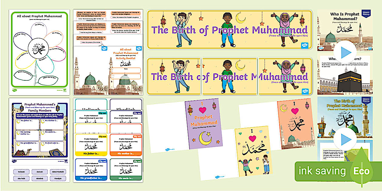 All about Prophet Muhammad (PBUH) Pack - Twinkl