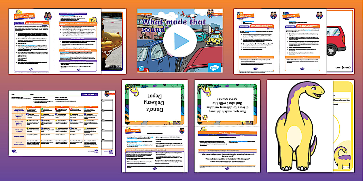 Pre-Phase 2 Phonics Activity Pack for Week 2 Day 1 - Twinkl