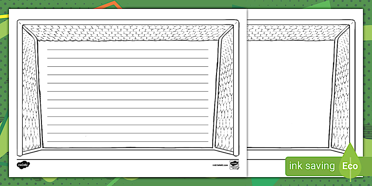 My Goals Writing Template (teacher made) - Twinkl