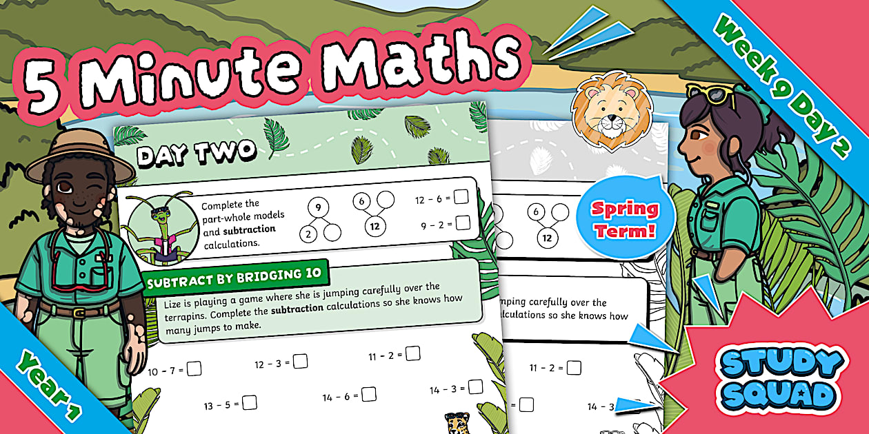 👉 Study Squad 5 Minute Maths - Year 1 Spring - Week 9 Day 2