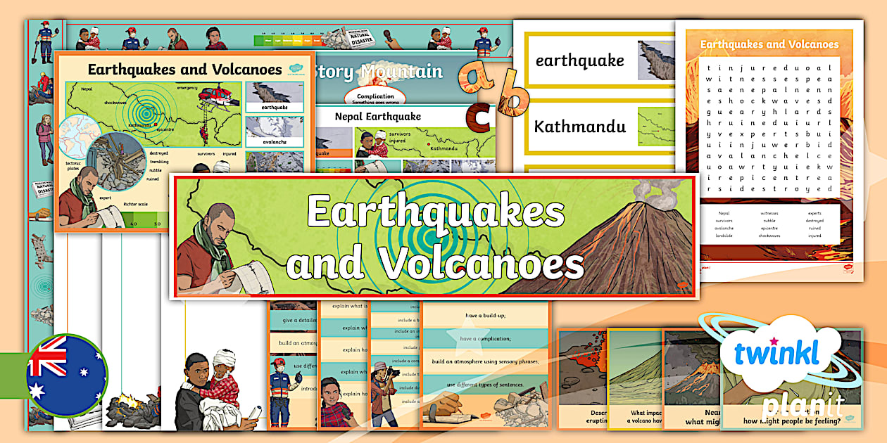 Earthquakes & Tectonic Plates | Display Pack | Twinkl