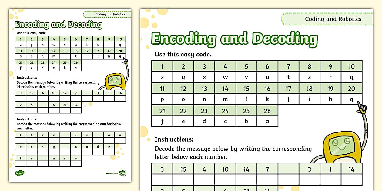 Grade 3 Robotics And Coding Simple Numerical Code Twinkl