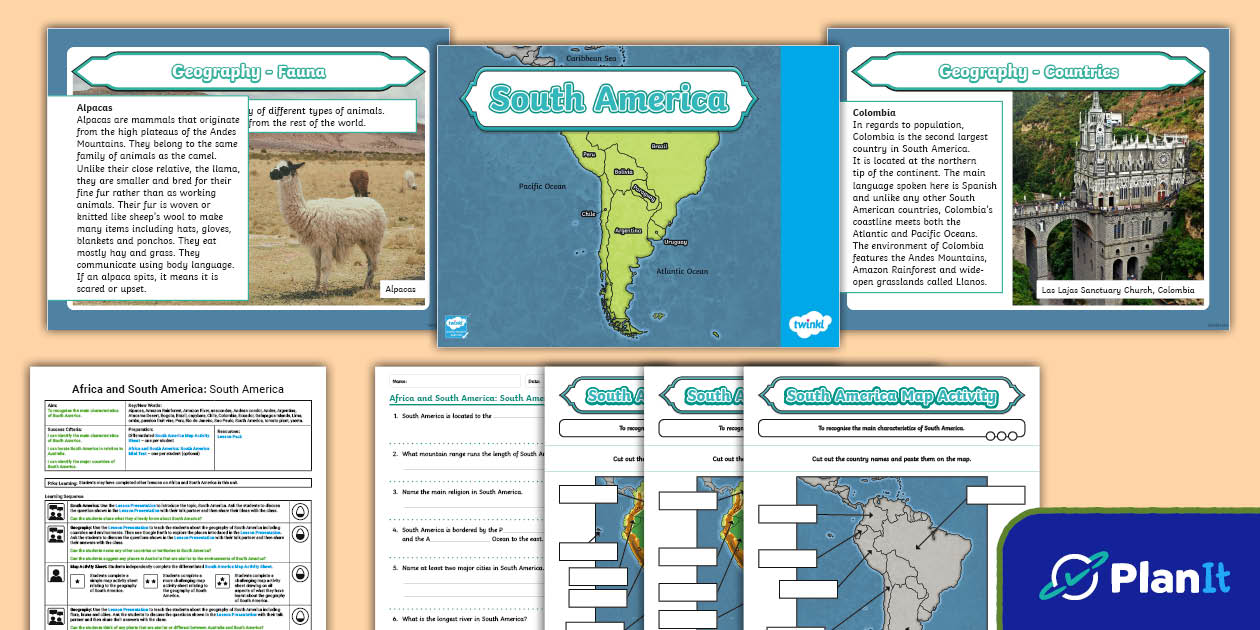 Year 4 HASS Geography Africa and South America Lesson 5