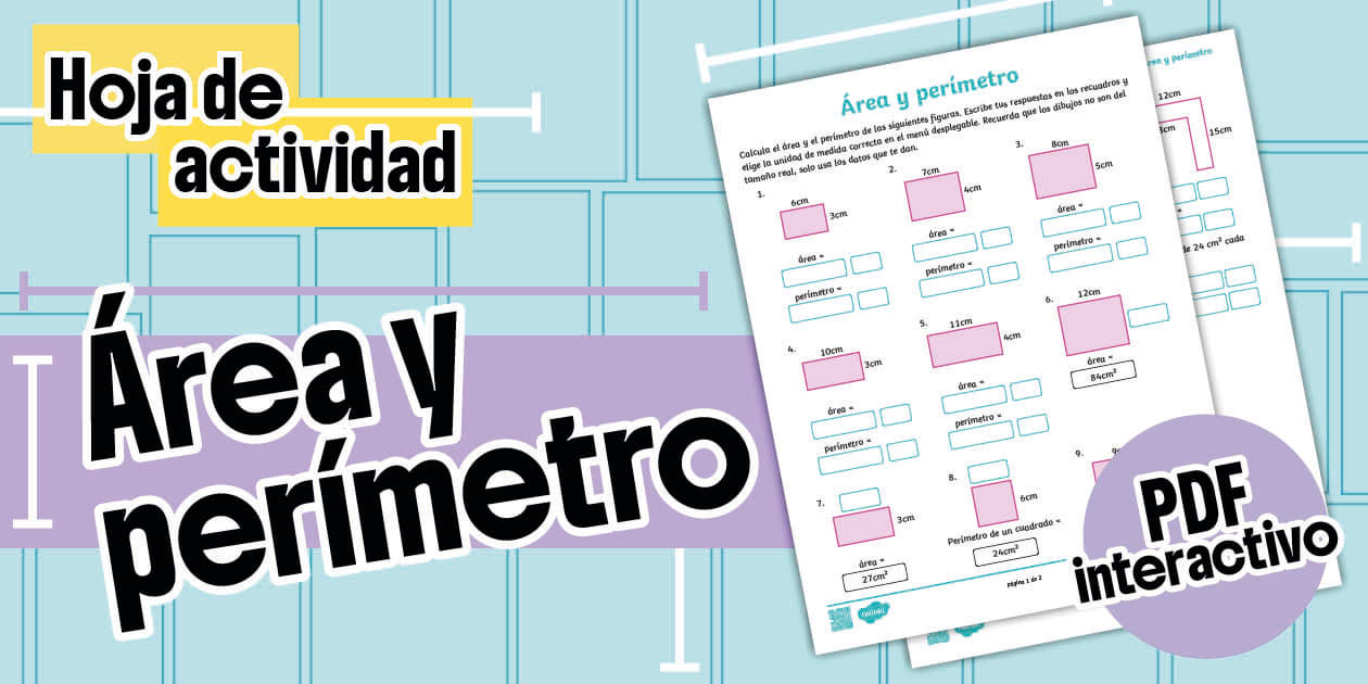 Problemas de perímetro y área