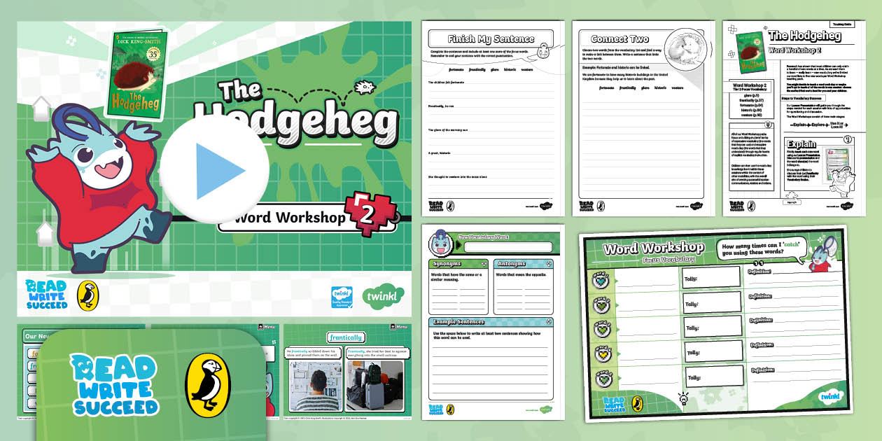 FREE! - The Hodgeheg Word Workshop 2 [LKS2] - Twinkl