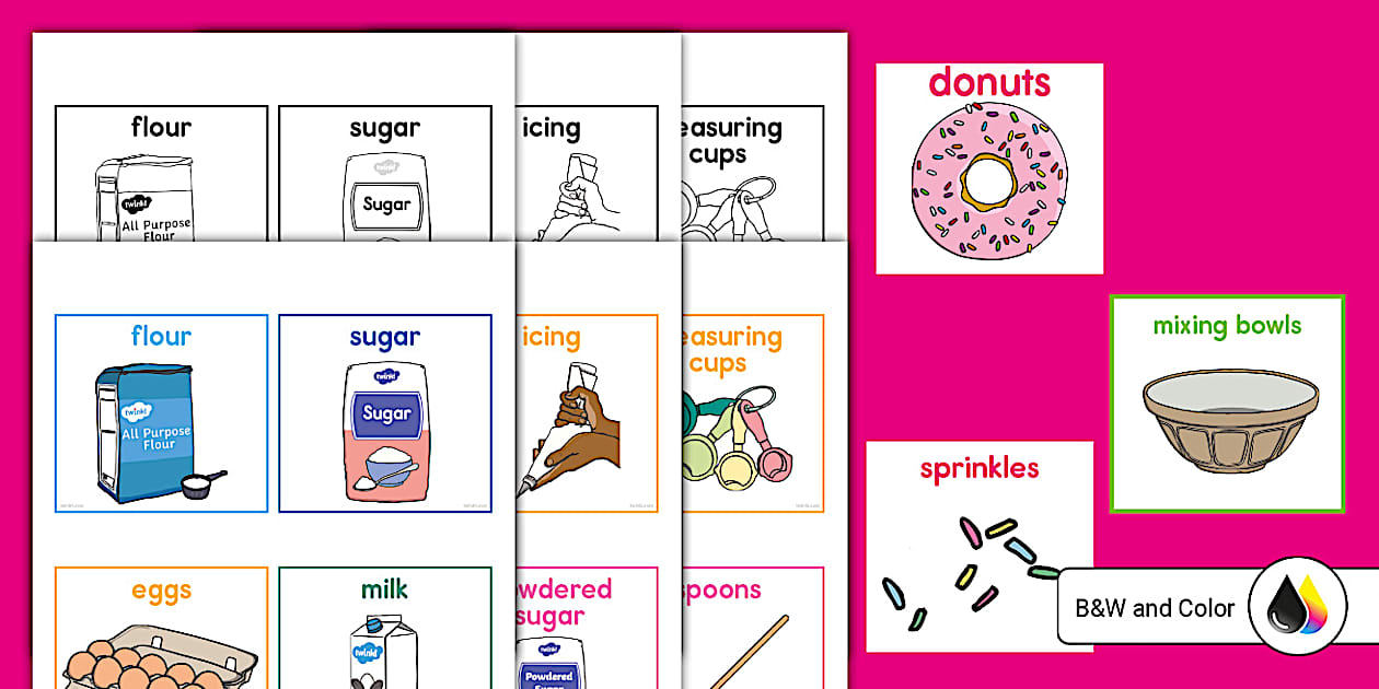 Donut Shop Dramatic Play Labels (teacher made) - Twinkl