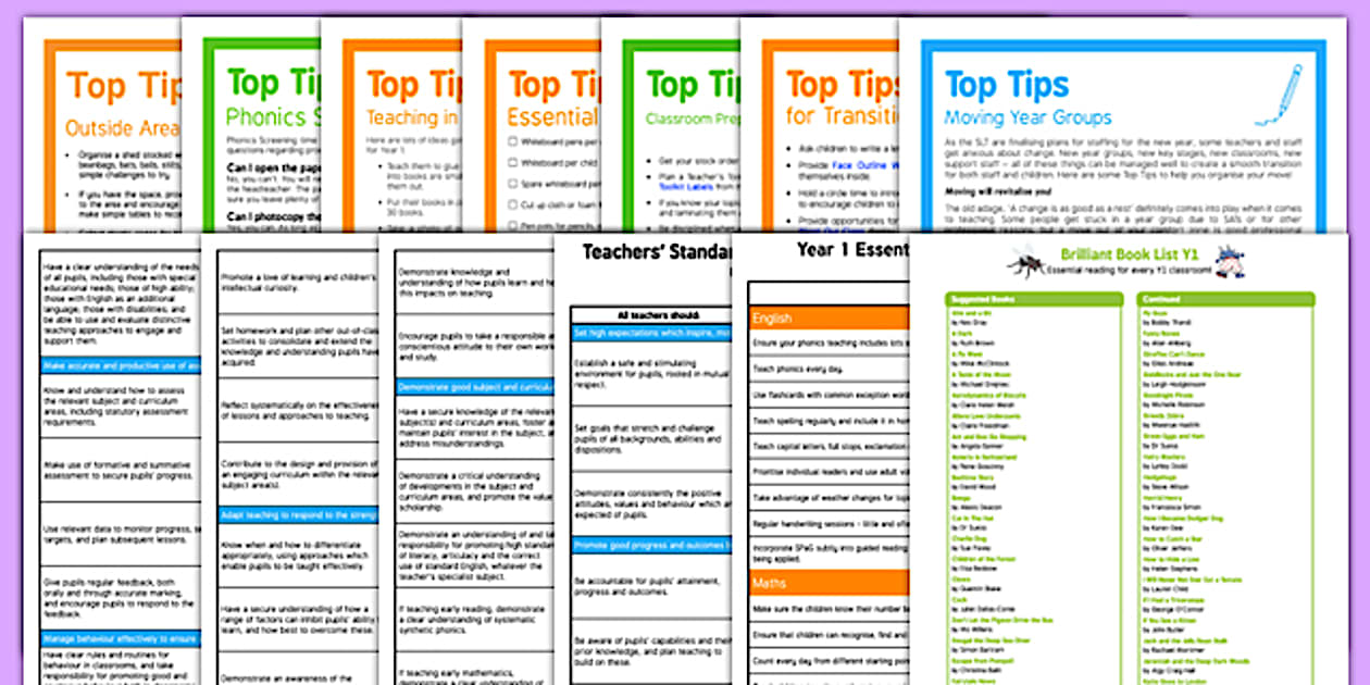 Teaching in Y1 Guidance Pack - Twinkl