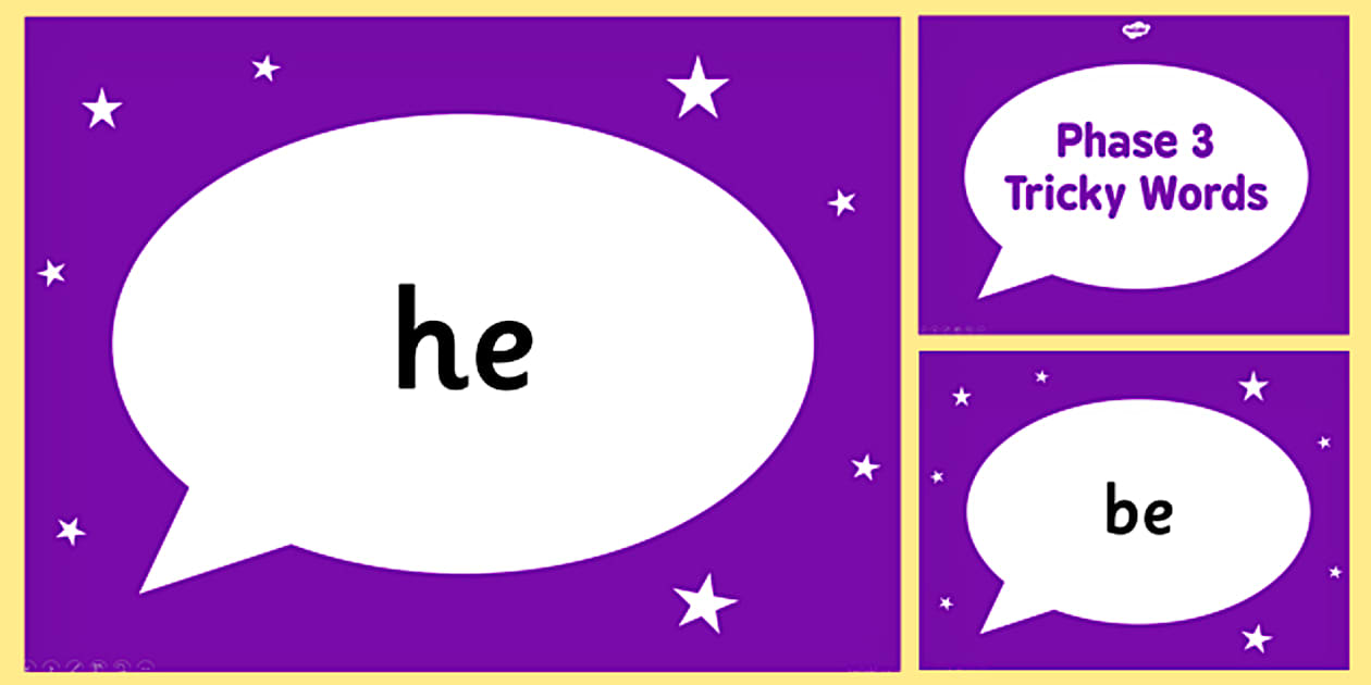 Phase 3 Tricky Words PowerPoint (teacher made) - Twinkl
