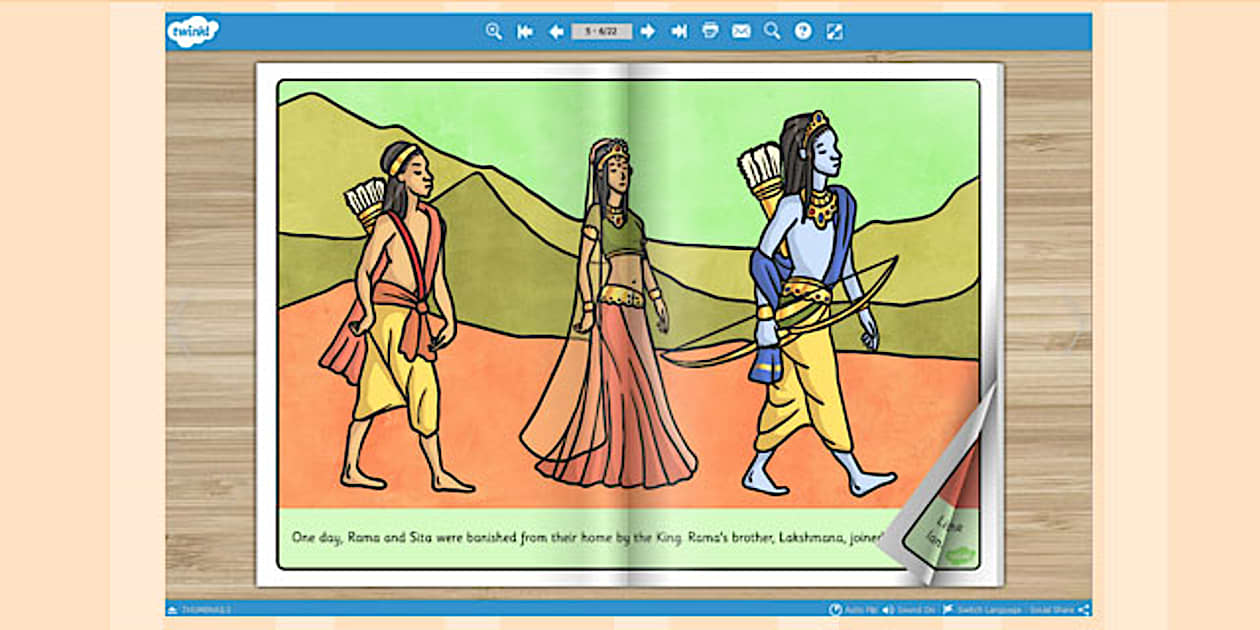 The Story of Rama and Sita eBook (teacher made) - Twinkl