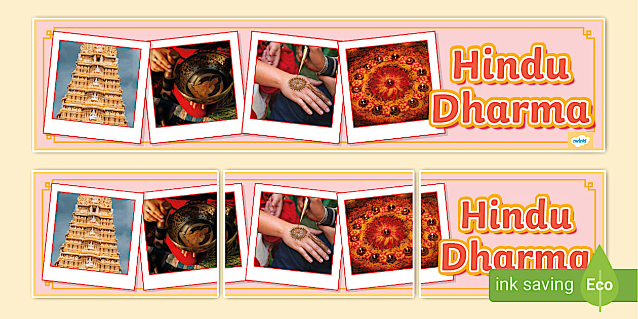 Hindu Dharma Photo Banner (teacher made) - Twinkl