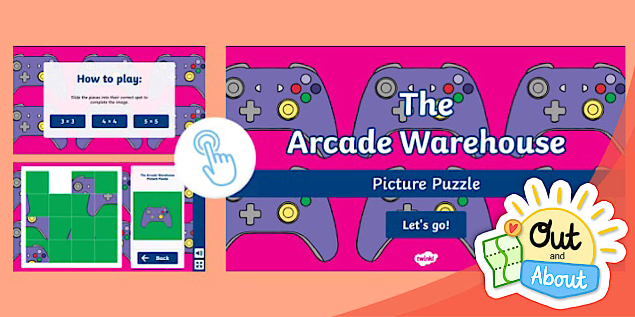 The Arcade Warehouse Picture Puzzle (teacher made) - Twinkl