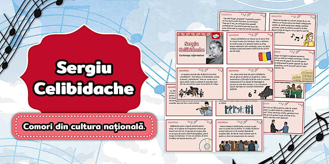 Sergiu Celibidache – Cartonașe informative