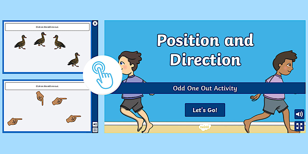 Position and Direction Odd One Out Activity | Twinkl Go!