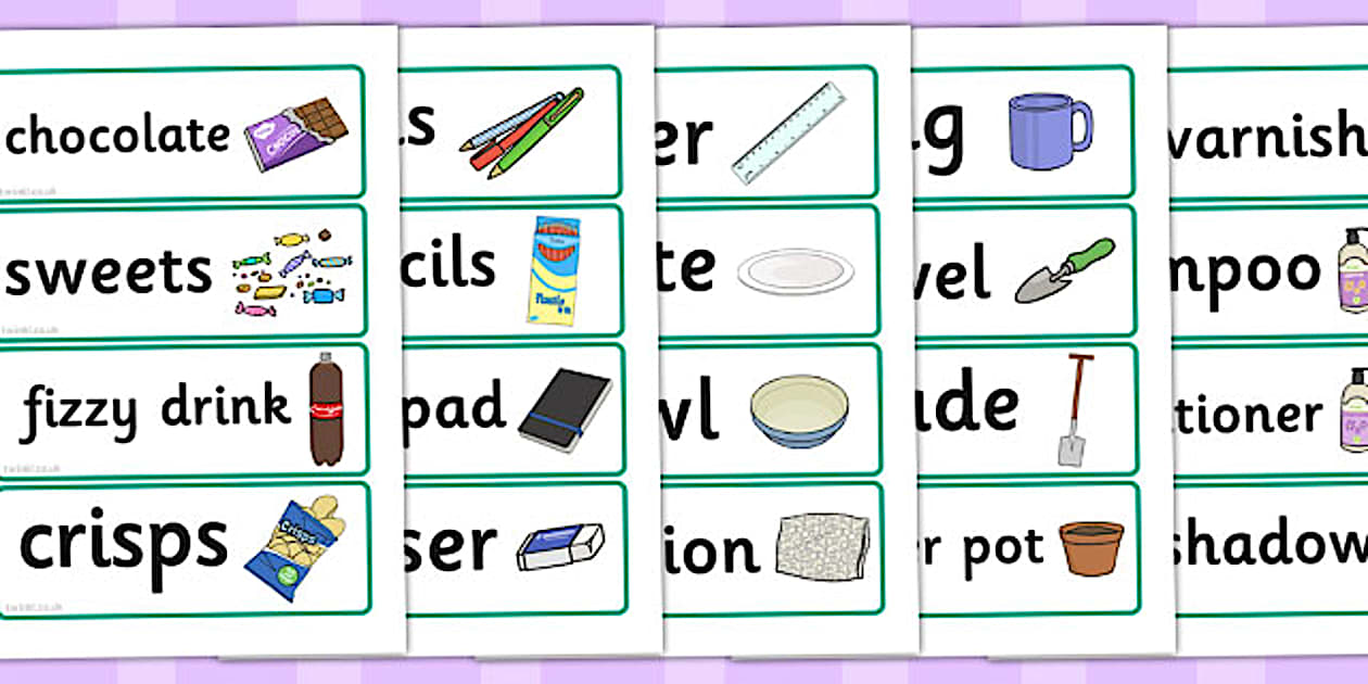 Cursive Pound Shop Role Play Labels (teacher made) - Twinkl