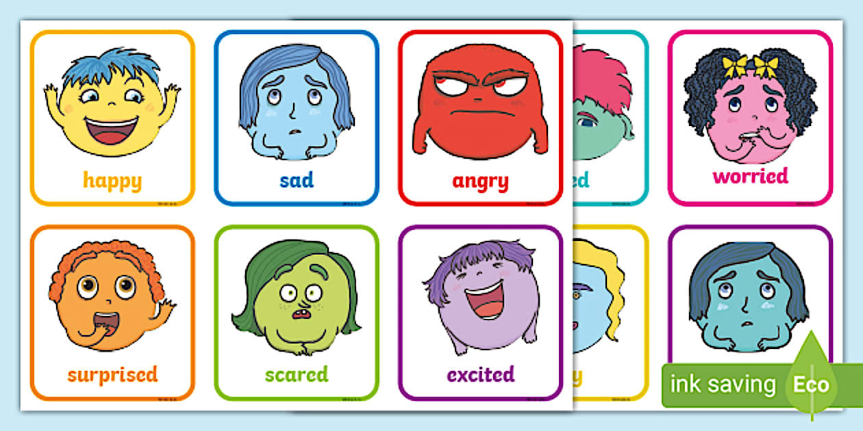 Editable Mood Monsters Cards (teacher made) - Twinkl