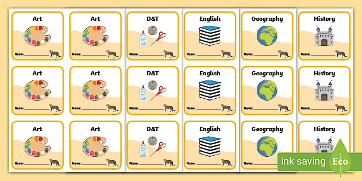 Leopard Themed Editable Book Labels (teacher made) - Twinkl