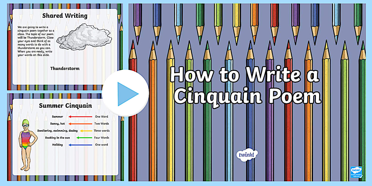 Cinquain Poem PowerPoint | Australian Primary Resources