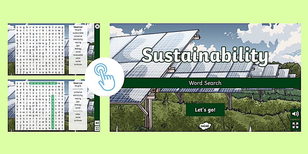 Sustainability Interactive Word Search (profesor hizo)
