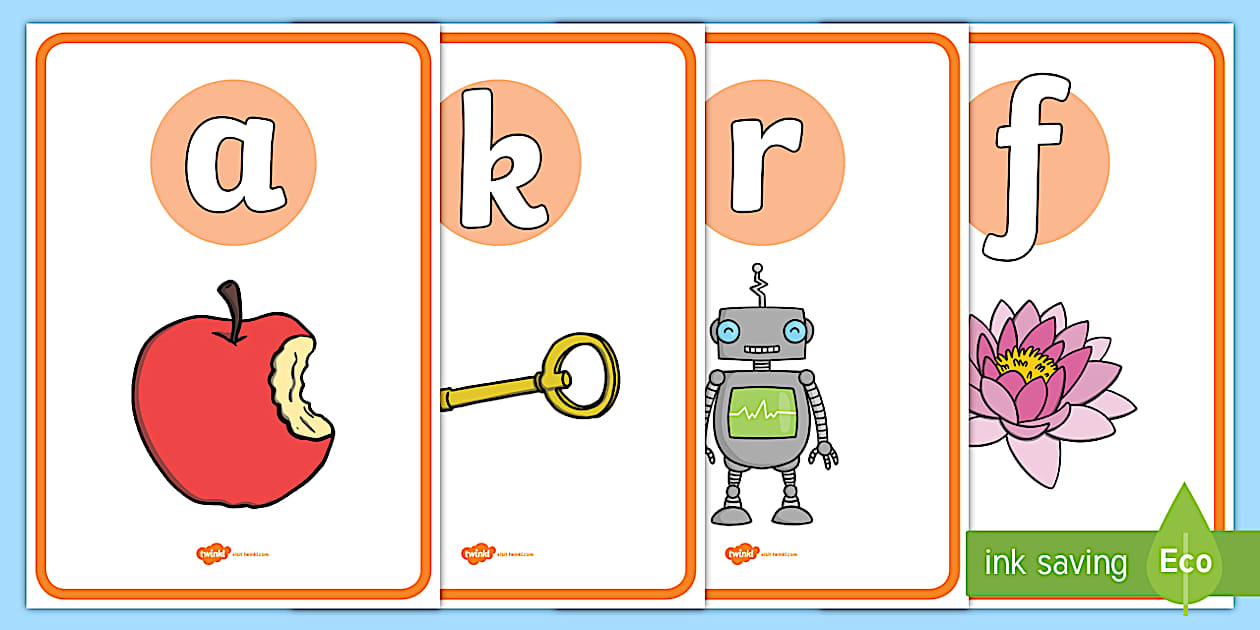 Large Phase 2 Mnemonic Word / Image Cards (Teacher-Made)