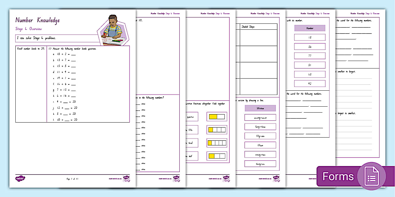 Stage 4 Number Knowledge (teacher made) - Twinkl
