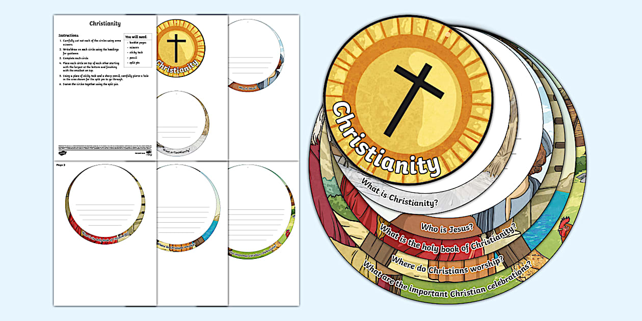 Christianity Circles Booklet (professor feito) - Twinkl