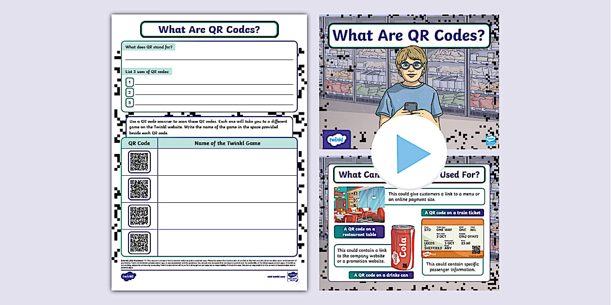 What Are QR Codes? Information PowerPoint - Twinkl UK