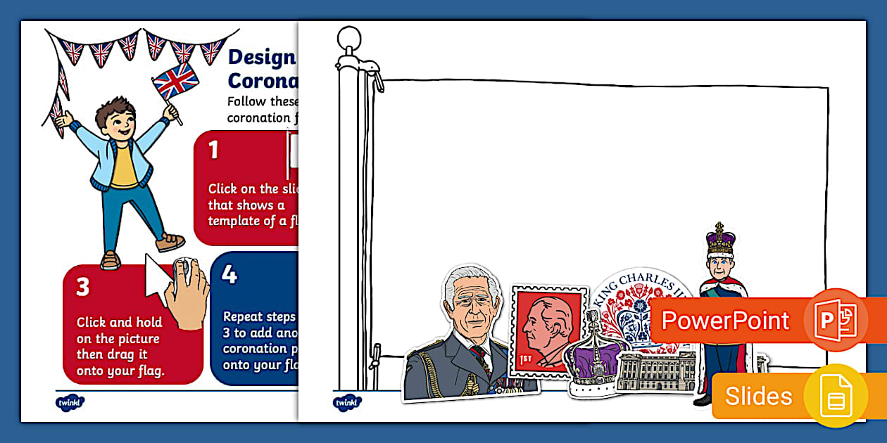 Design a Digital Coronation Flag - Computing UK - Twinkl