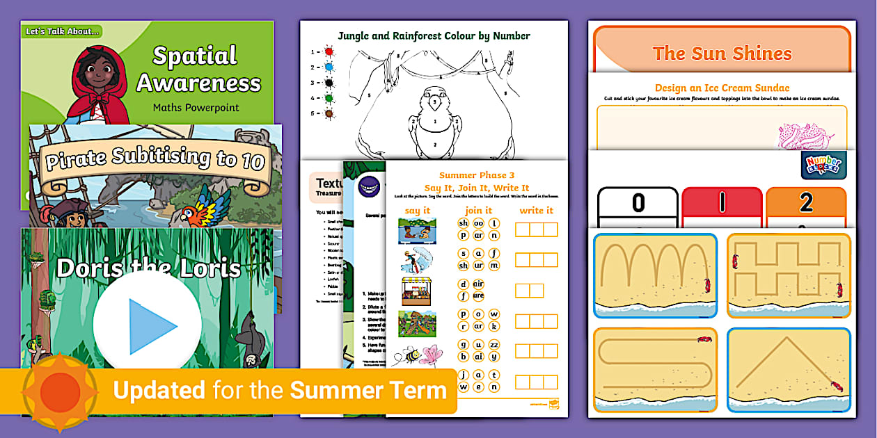 EYFS Caribbean Resources: 12 fun early years free printable resources!