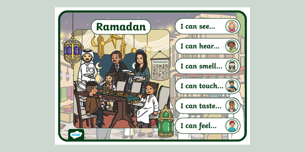 Ramadan Senses Display Poster Twinkl Religion - Twinkl