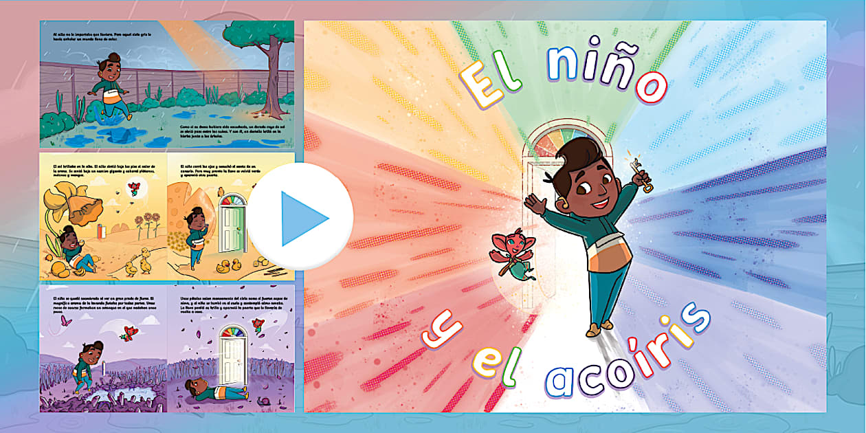 Cuento: El niño y el arcoíris (teacher made) - Twinkl