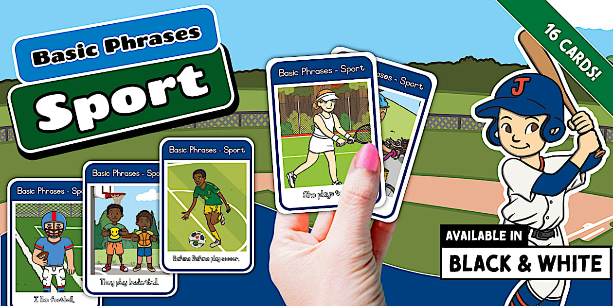 Grade R English - Basic Phrases: Sport (CAPS Aligned)
