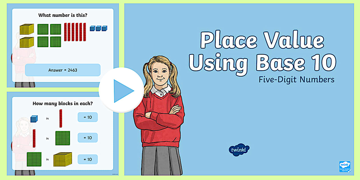 Place Value of Five-Digit Numbers Using Base Ten PowerPoint